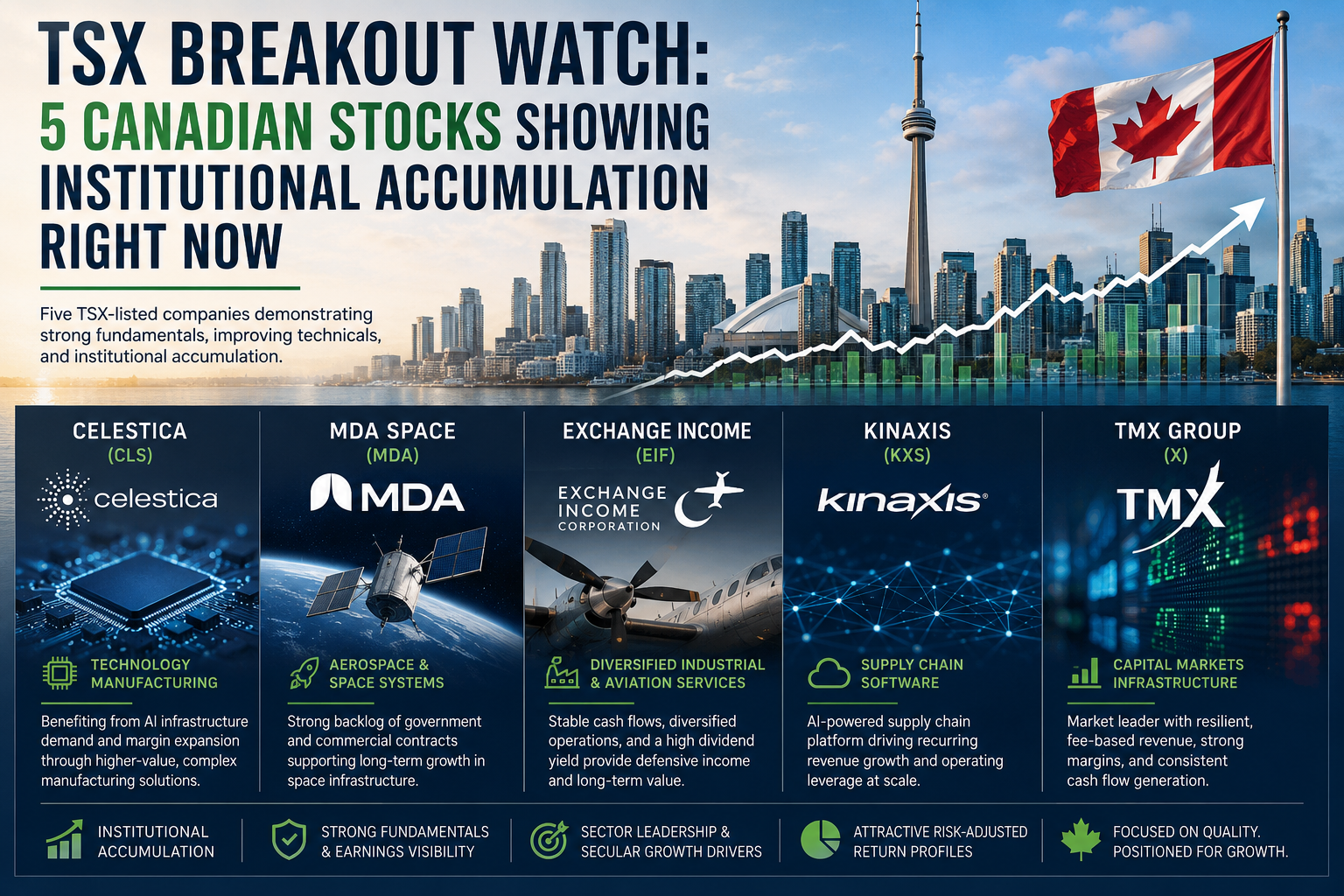 Five Canadian Stocks Exhibiting Institutional Accumulation Signals ...